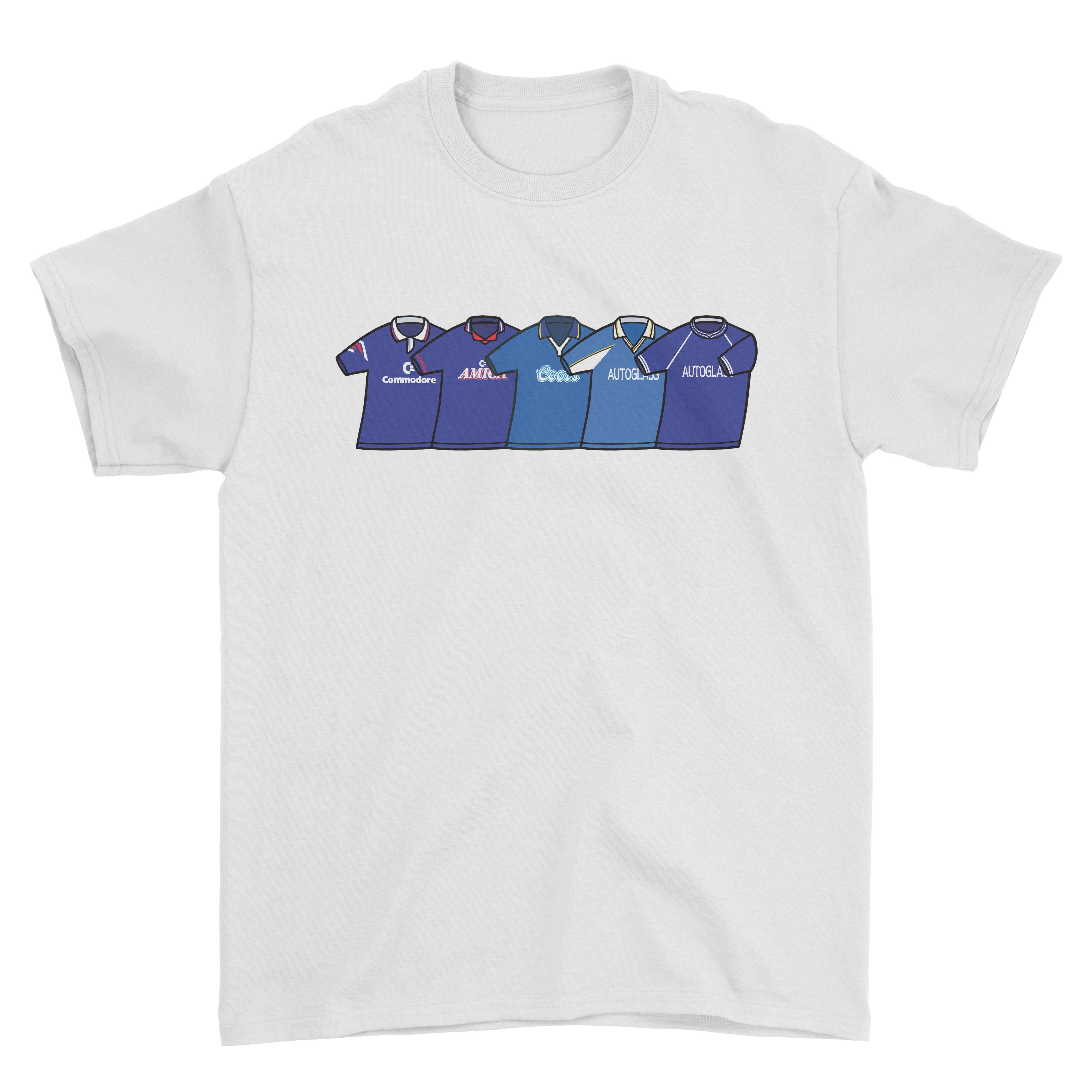 Chelsea 90's football shirt history tee – Football Devotion