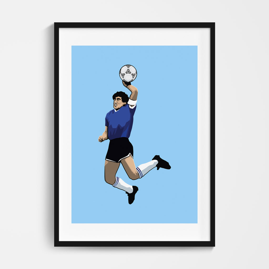 Maradona Hand Of God Poster