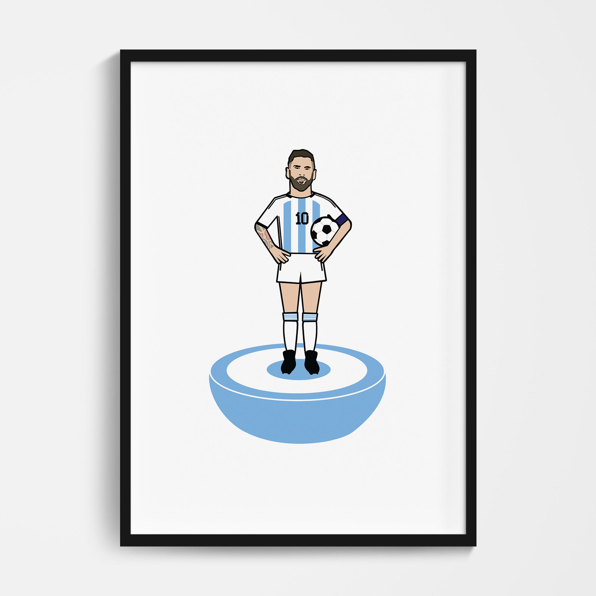 Messi Table Football Print – Football Devotion