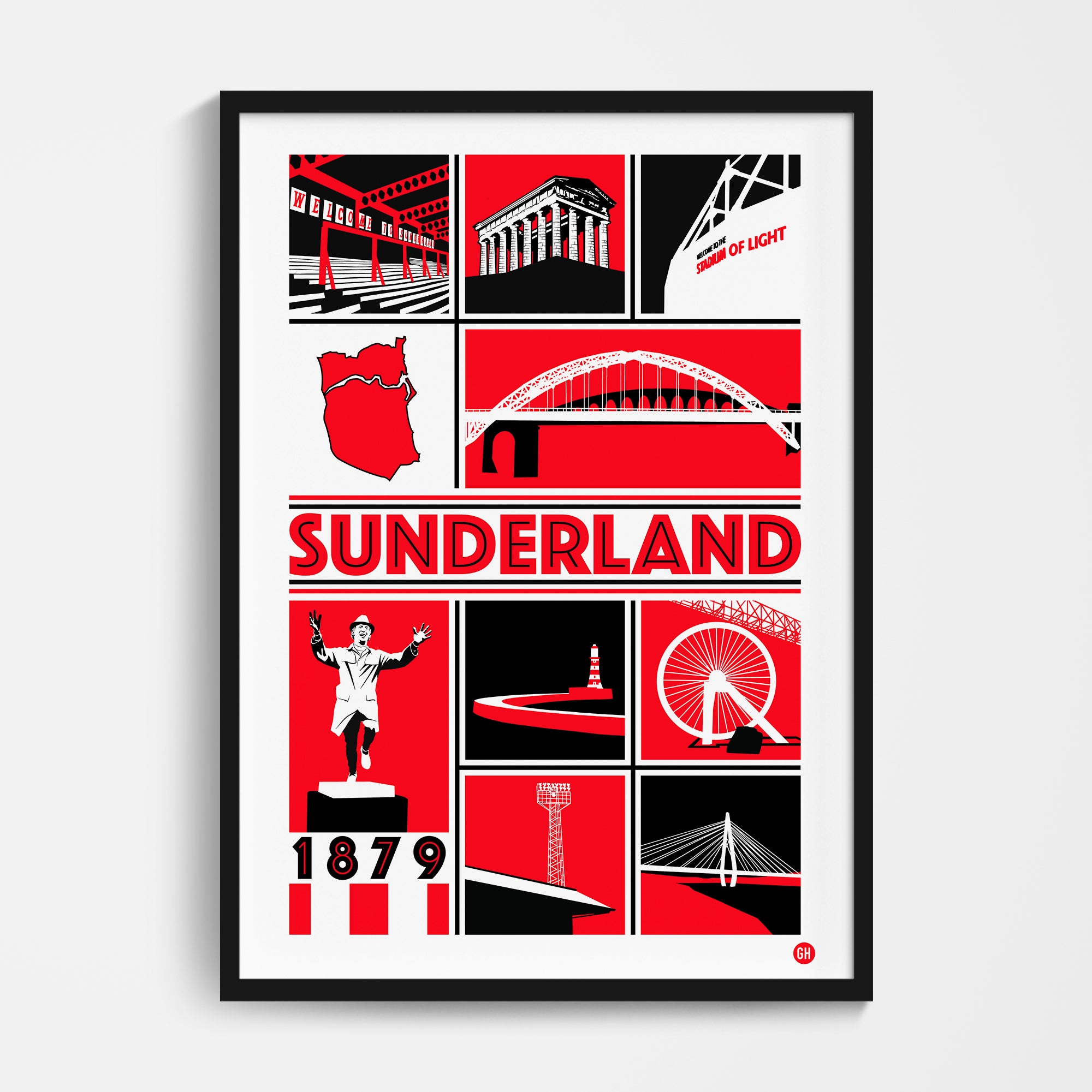 Sunderland Football Print – Football Devotion